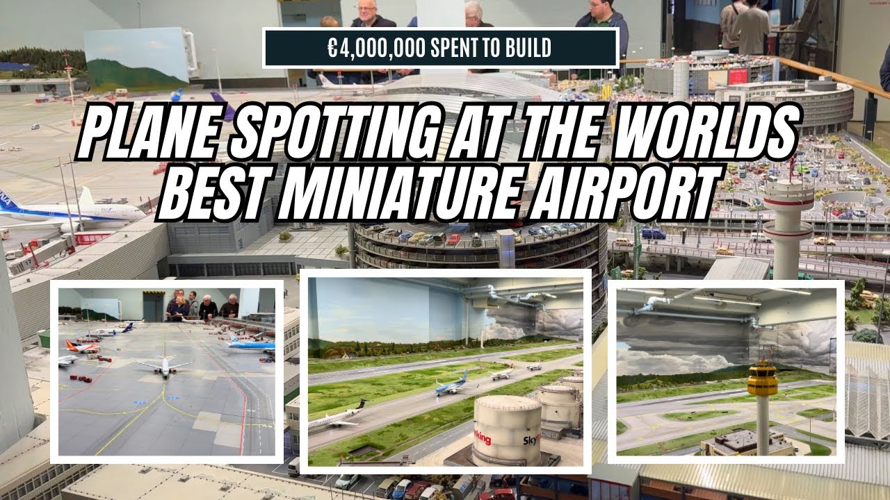 Knuffingen Airport at Miniatur Wunderland | Amazing Miniature Airport - YouTube