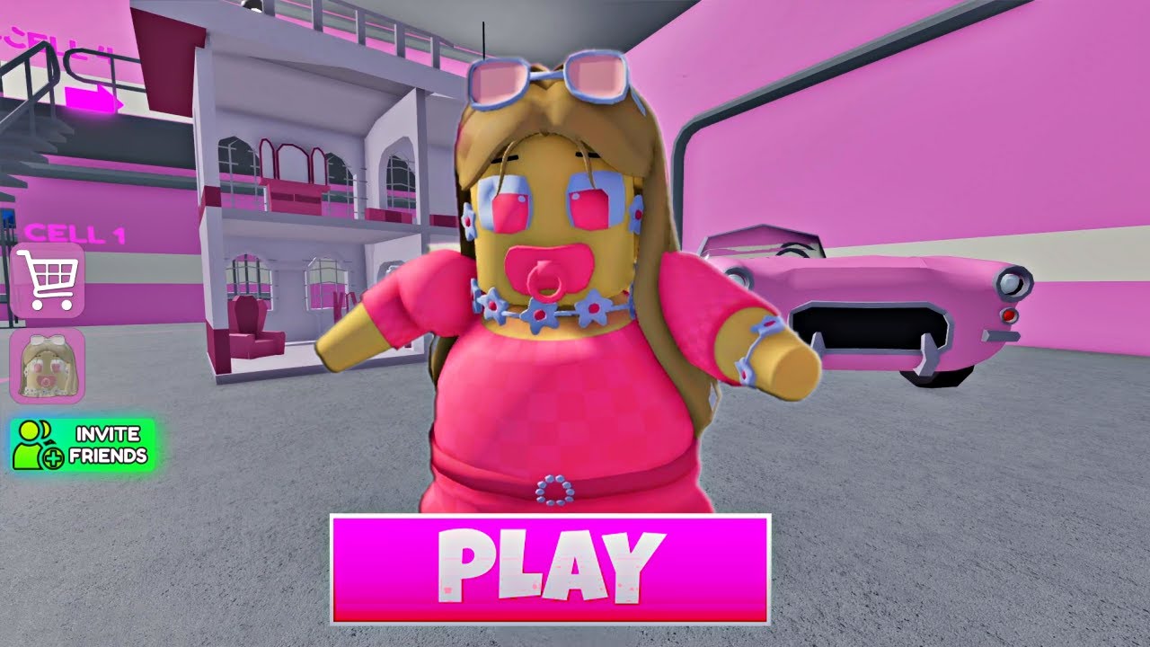🎀NEW PREETY PRINCESS BARRY OBBY Walkthrough Full GAMEPLAY #roblox #obby ...