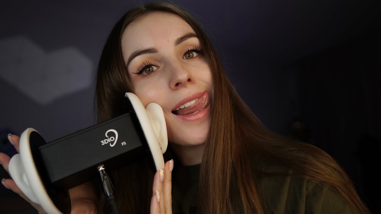 ASMR Ear Licking & Mouth Sounds - YouTube