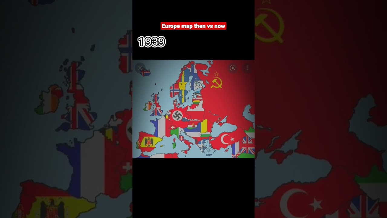 Europe Map Then VS Now - YouTube