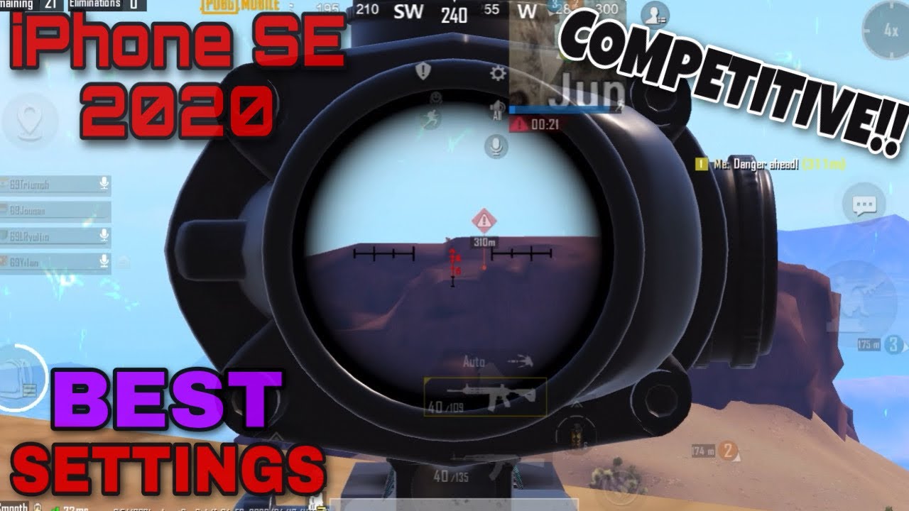 iPhone SE 2020 HighLights🔥 | iPhone SE 2020 BEST SENSITIVITY & SETTINGS ...