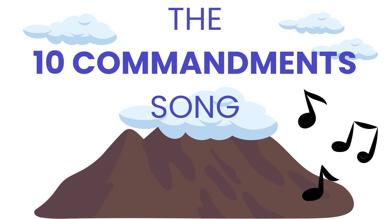 The 10 Commandments Song (with lyrics) | Easy To Learn | Church Song ...
