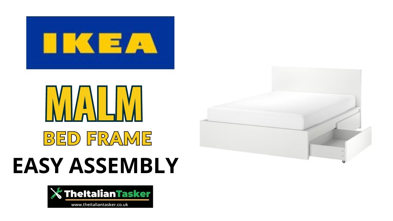 IKEA MALM BED FRAME a step-by-step guide - YouTube