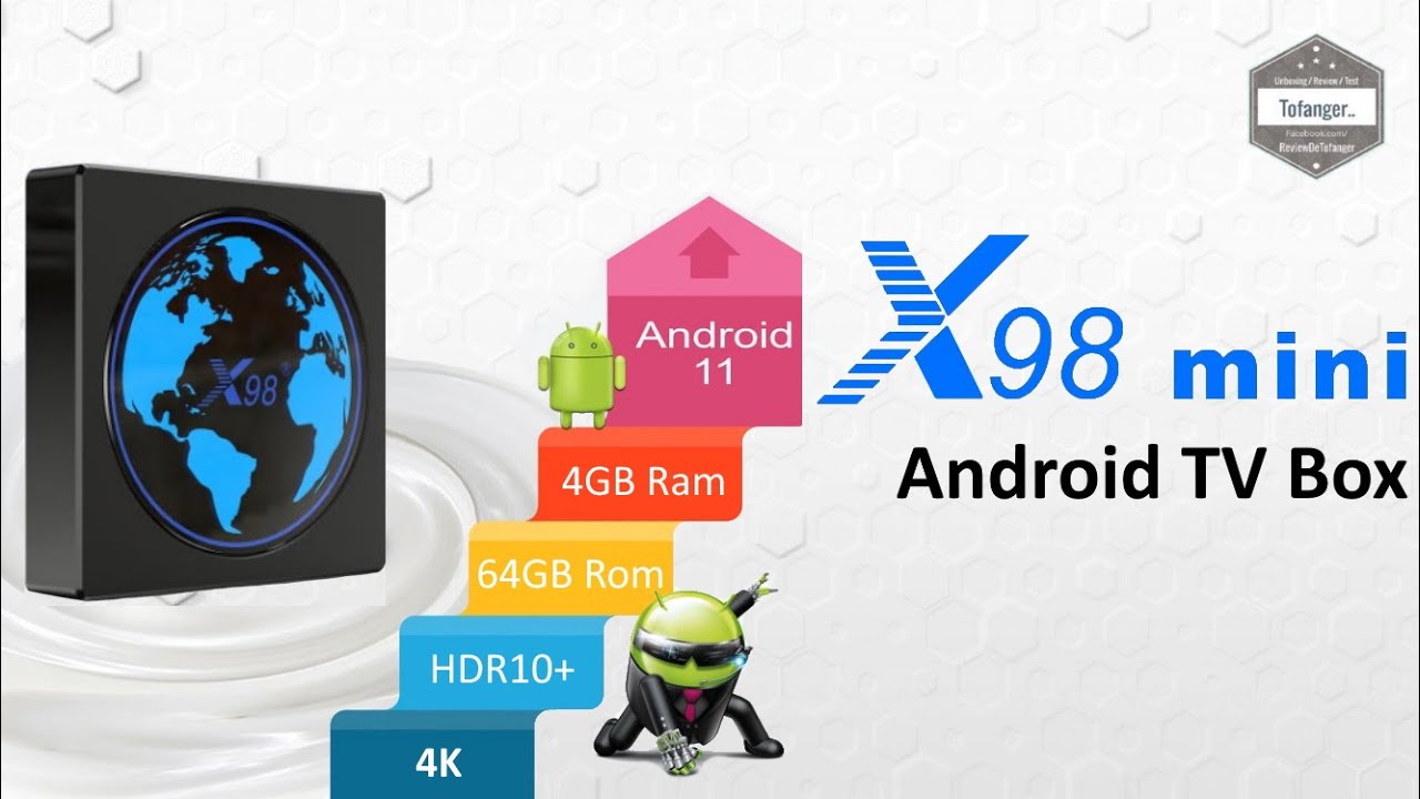 X98 Mini Box TV Android 11 - S905W2 - 4K 2K UHD - 4GB Ram & 64GB Rom ...