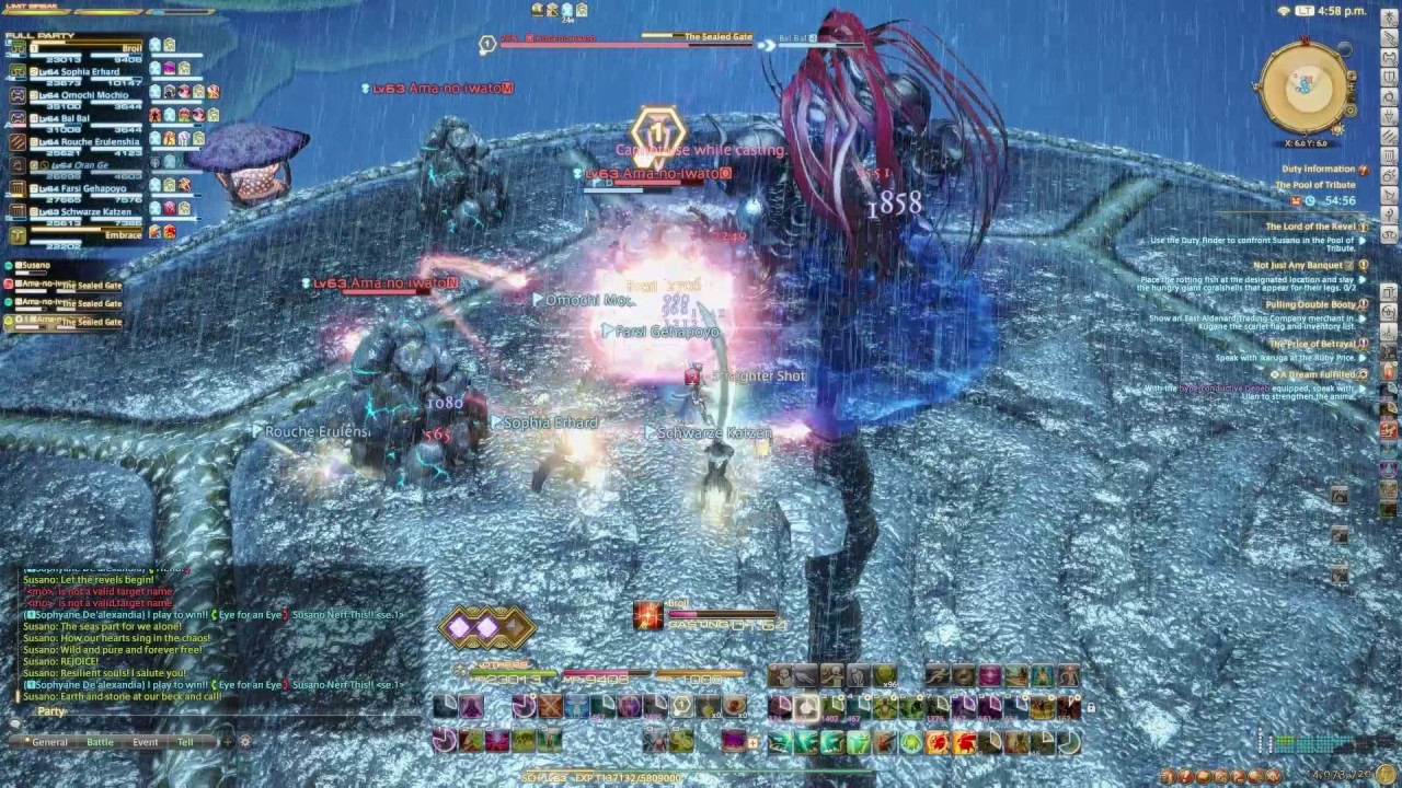 [FFXIV] The Pool of Tribute (Susano) - Normal - SCH POV - YouTube