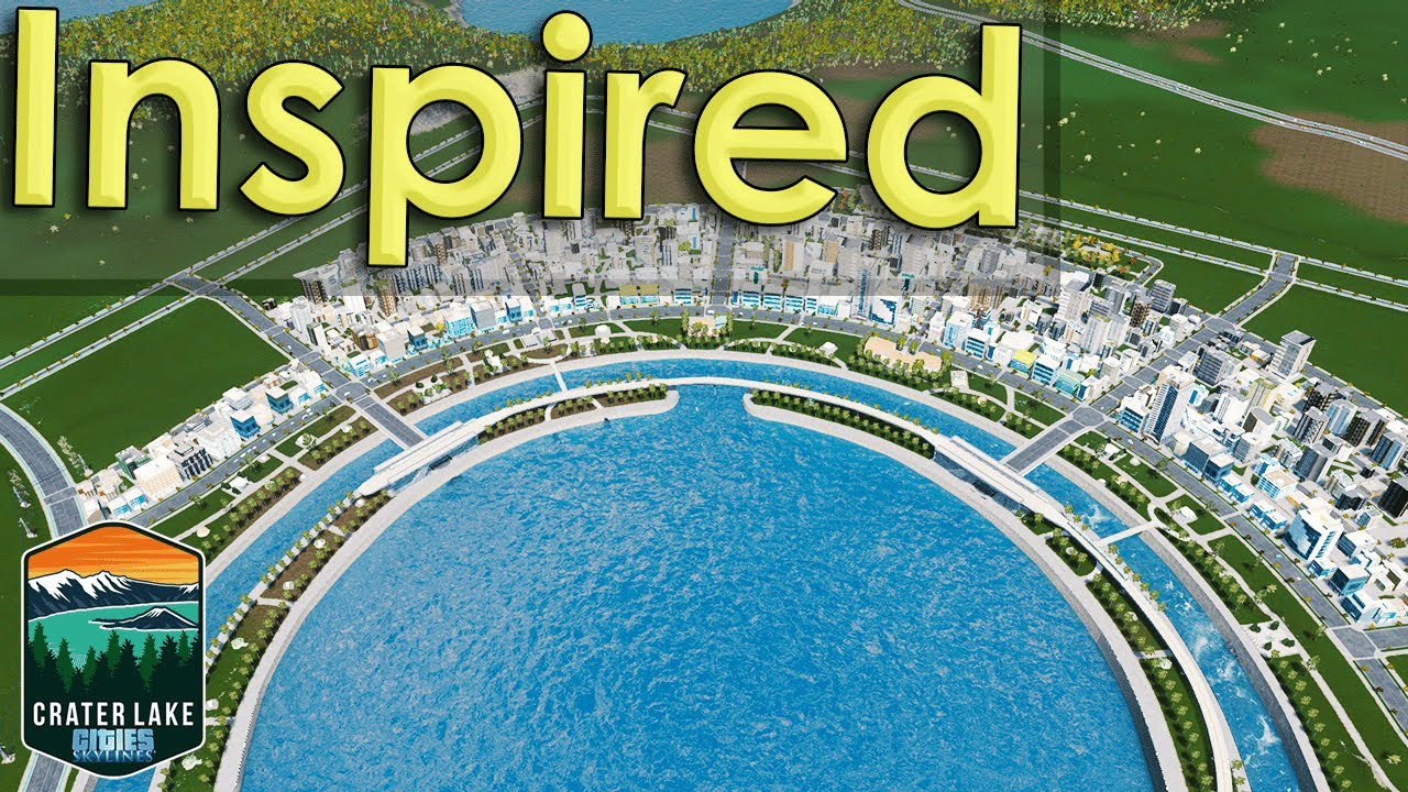 Building A Beautifull Downtown in Cities Skylines | City of Crater Lake ...