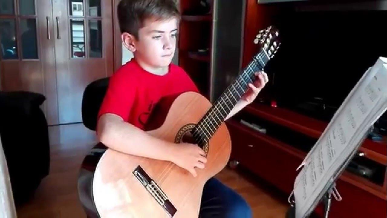 Guitarra, "Estudio de Arpegio" de Luisa Sanz. - YouTube