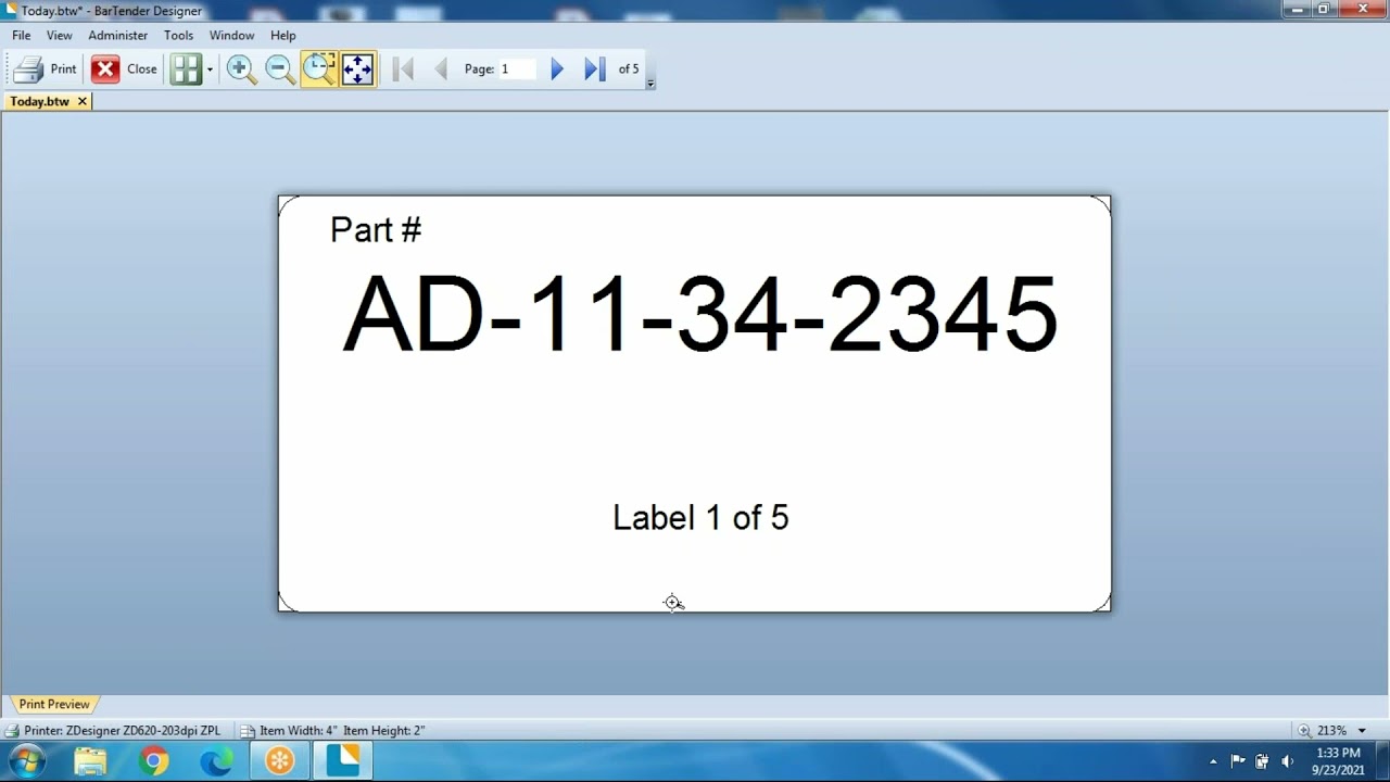 Sequentially Labeling Boxes (Serialization) in BarTender - YouTube