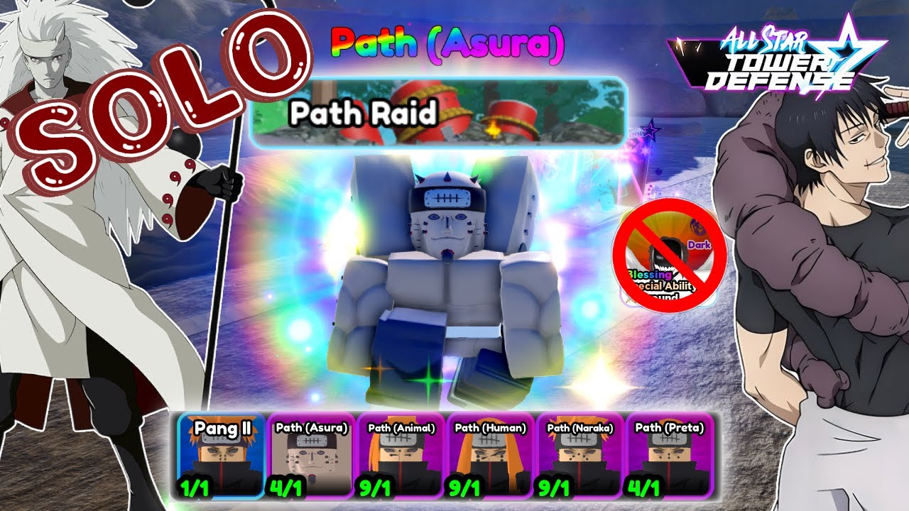 Solo Path Raid [Madara&Toji 6,7-Stars] สอนลงเรทเพน ใช้โทจิโค้ด มาดาระ7 ...