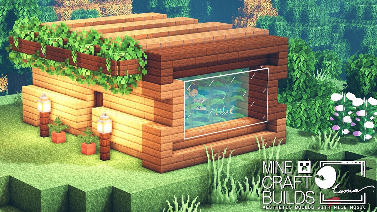 🔨🏡 Minecraft: 🐠 How to Build a Simple Aquarium House: Small & Easy ...