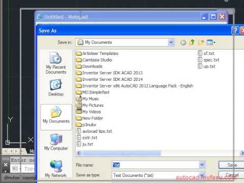 AutoCAD Tutorial - Write Words on AutoCAD Status Bar - YouTube