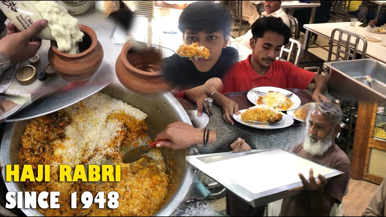 HYDERABAD KI MASHOOR HAJI RABRI SINCE 1948 OLDEST RABRI IN PAKISTAN ...