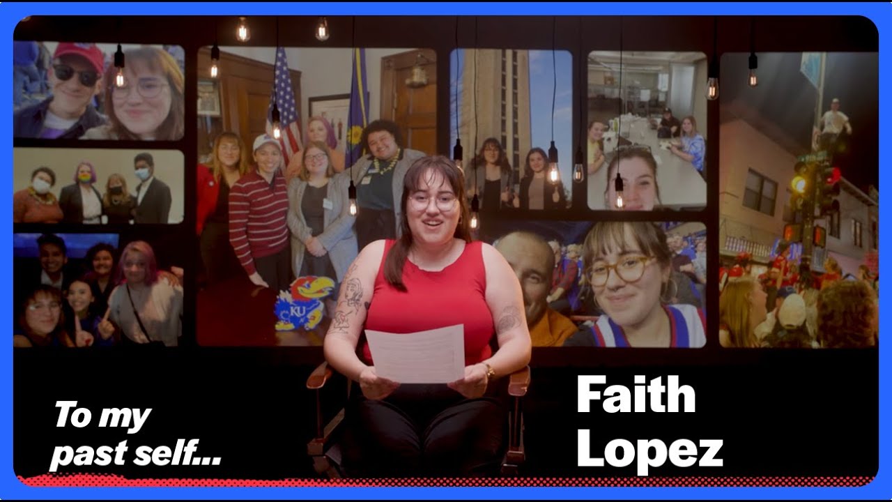 KU graduates read letters to their younger selves: Faith Lopez - YouTube