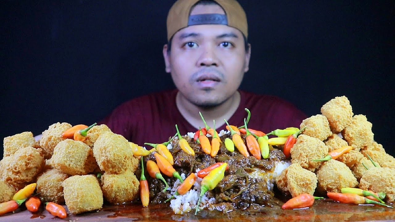 NASI,CINCANG,TAHU CRISPY,LALAPAN CABE - YouTube