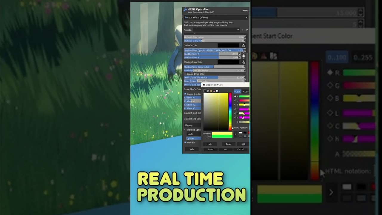 Layer Effects In GIMP - YouTube