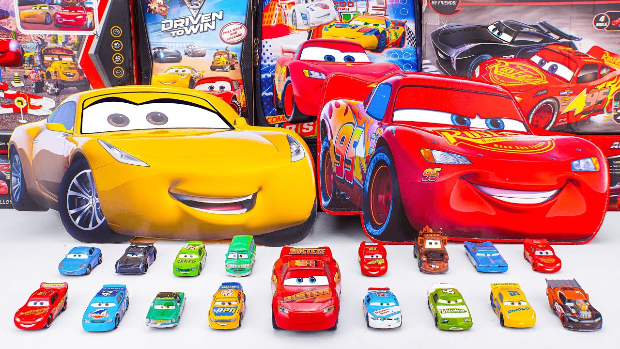 Disney Pixar Cars Unboxing Review | Lightning McQueen, Mack, Doc Hudson ...