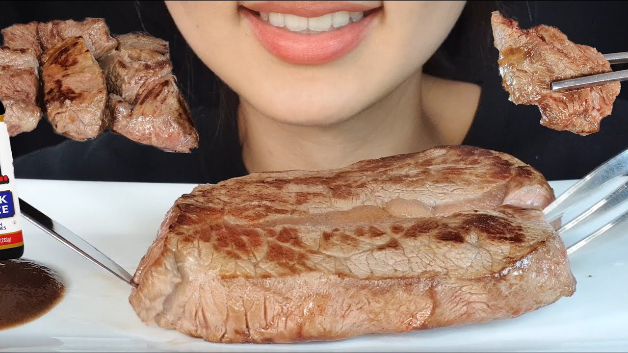 ASMR 소고기 beef real eting sounds - YouTube