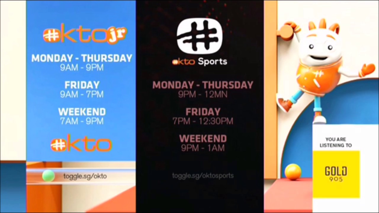 Mediacorp Okto - testcard (2017-2018) - YouTube