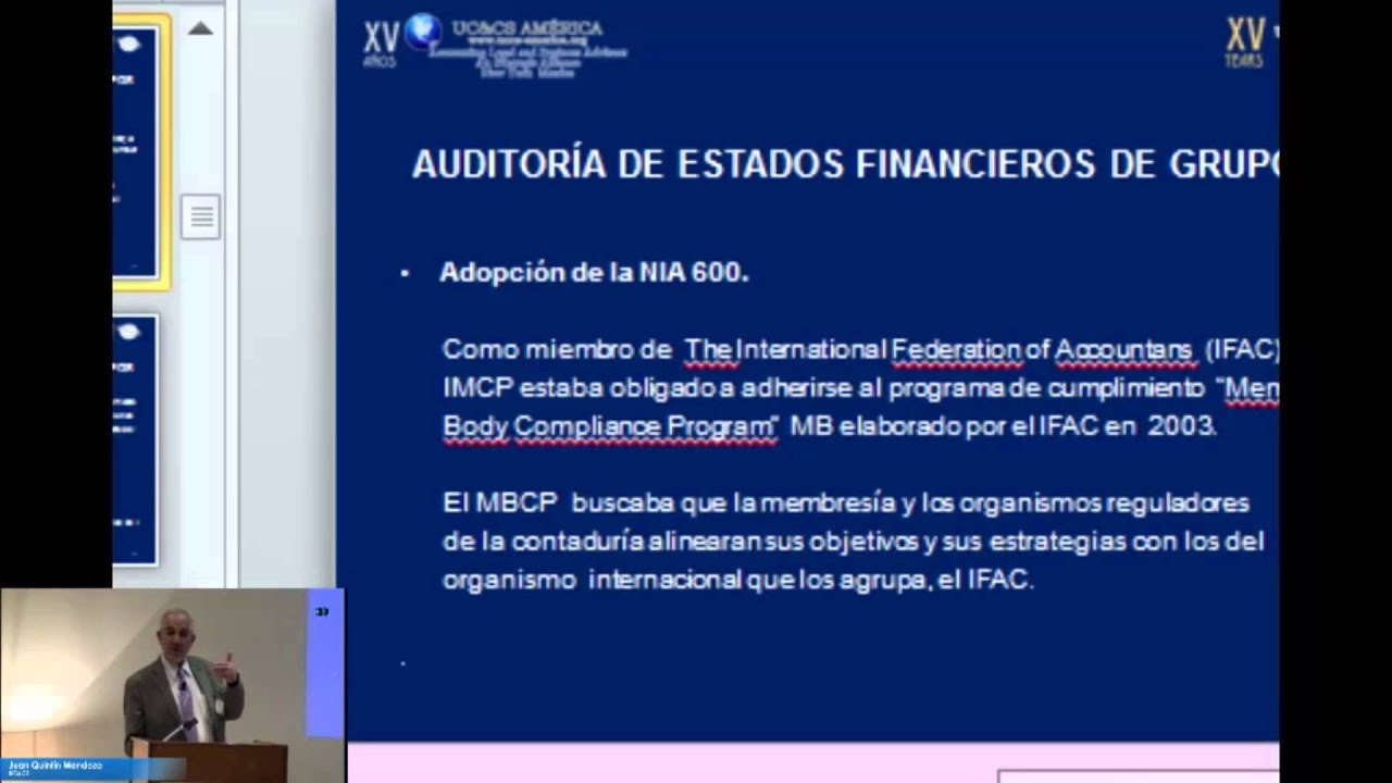 ISA 600 with Juan Quintín Mendoza - YouTube
