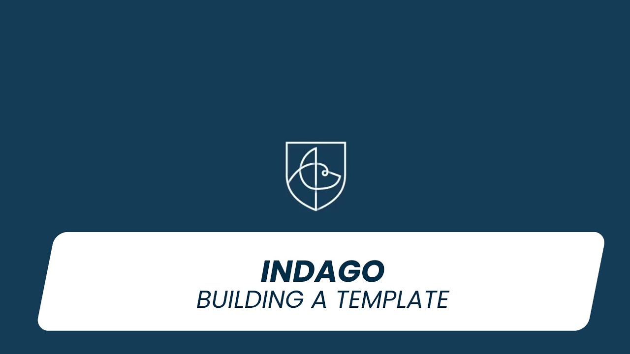 How to Build a Report Template in Indago | Step-by-Step Tutorial - YouTube