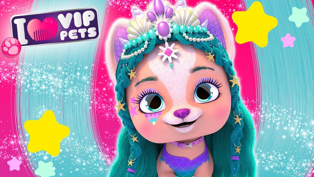 🔮👸🏻 STELLA 👸🏻🔮 VIP PETS 🌈 HAIRSTYLES 💇🏼‍♀️ Full Episodes For KIDS in ...