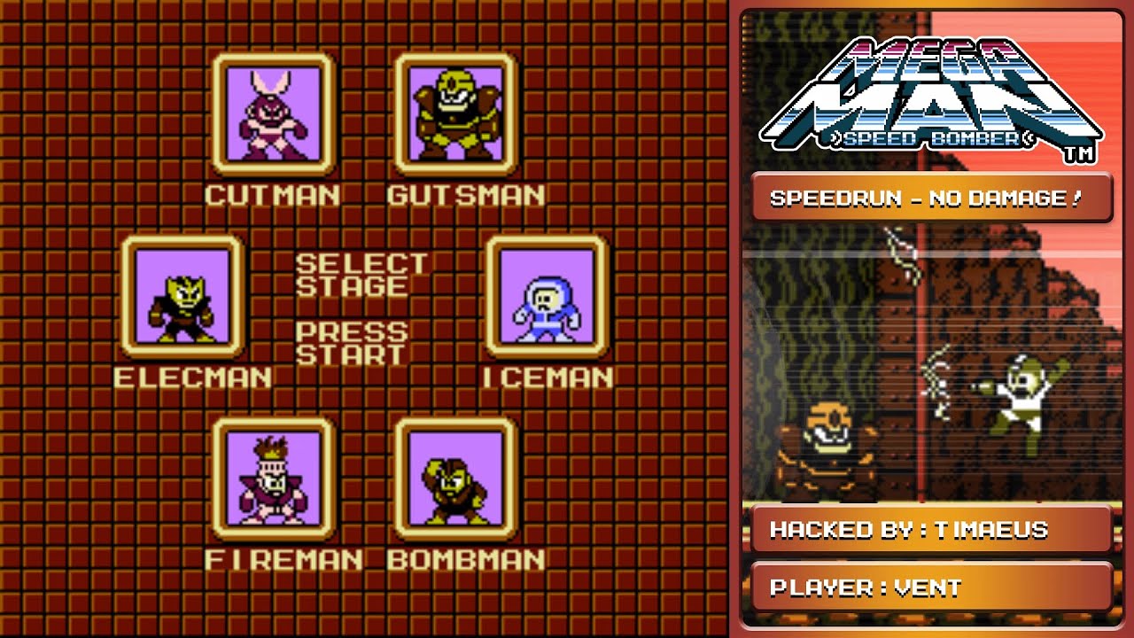 Mega Man Speed Bomber - No Damage Speedrun - YouTube