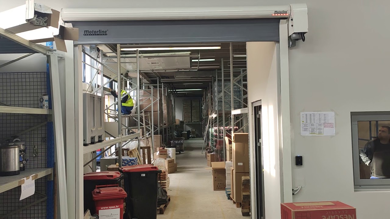 Motorline rapid door by HG-automatika - YouTube