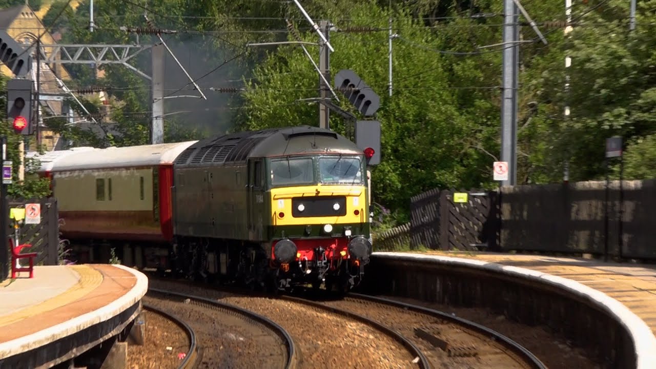 47501 + 47593 at Shipley on 14/07/2022 with a Private Charter/the ...