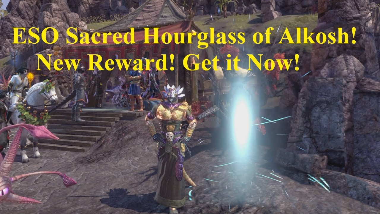 ESO Sacred Hourglass of Alkosh New Reward Get it Now - YouTube