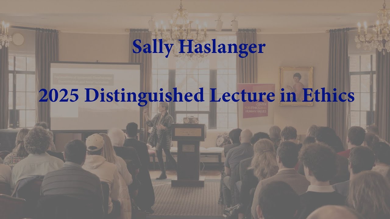 Distinguished Lecture in Ethics: Sally Haslanger - YouTube