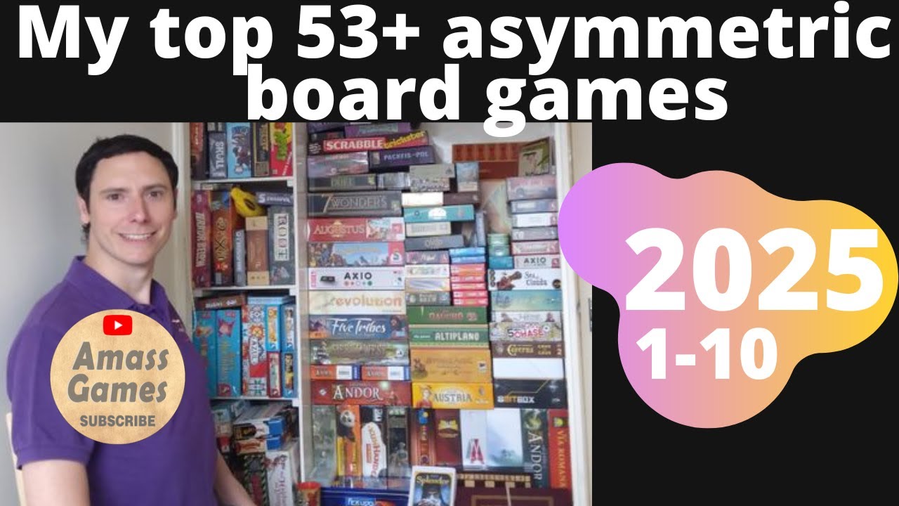 Top 10 asymmetric board games AmassGames variable player powers win ...