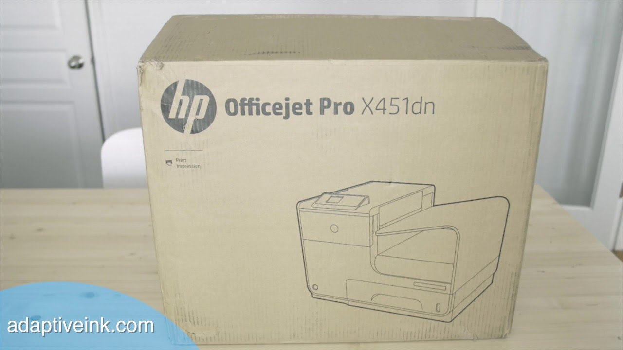 Unboxing HP Office Jet Pro X451DN HD - YouTube