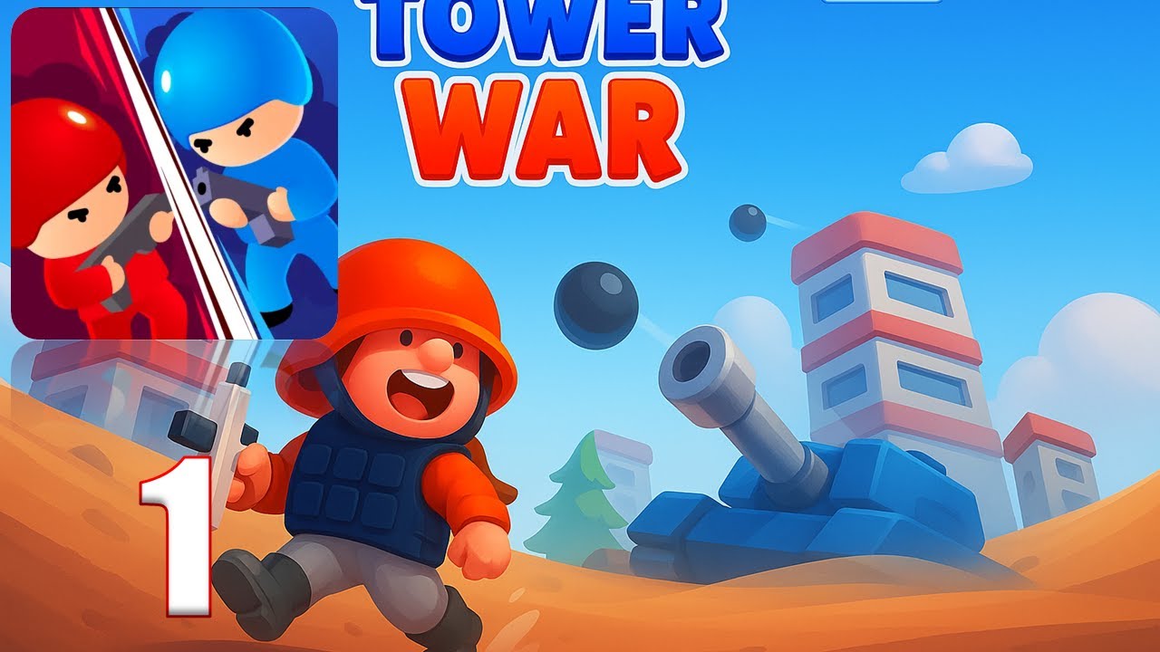 Tower War~ Gameplay Walkthrough #1- Tutorial Level 1 to Level 18 ...