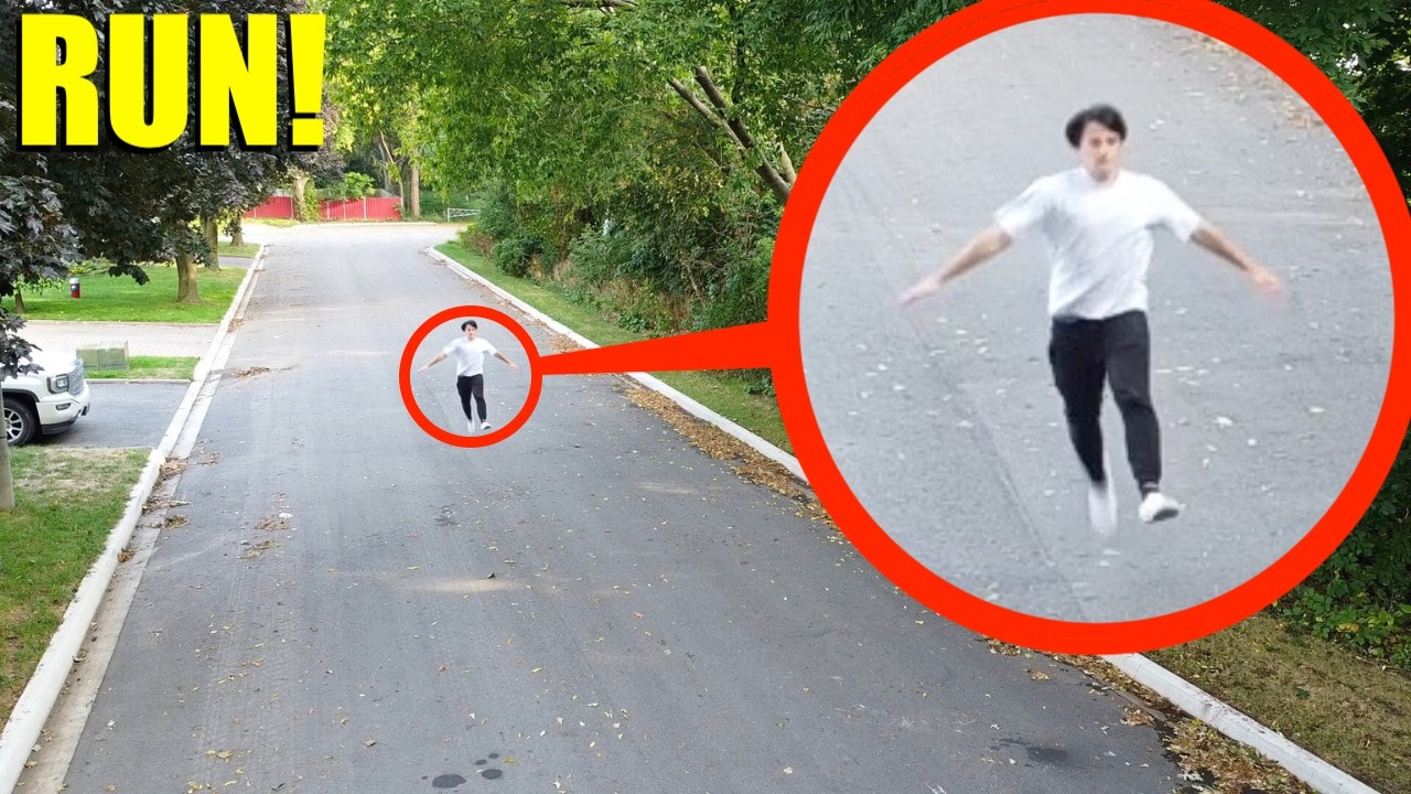 If you ever see your brother running like this, hide and get him help ...