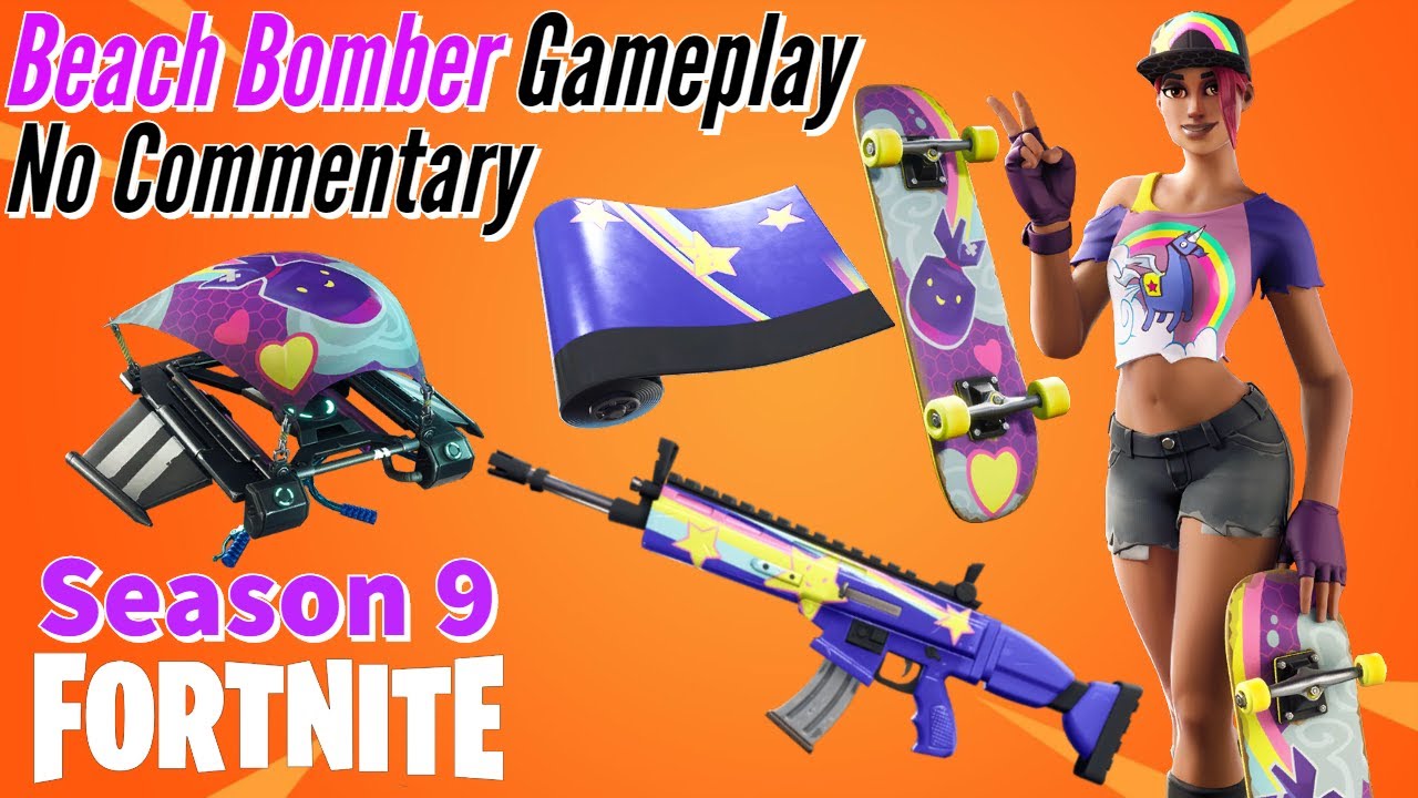Beach Bomber Gameplay || Fortnite: BR - (Season 9) - No Commentary ...