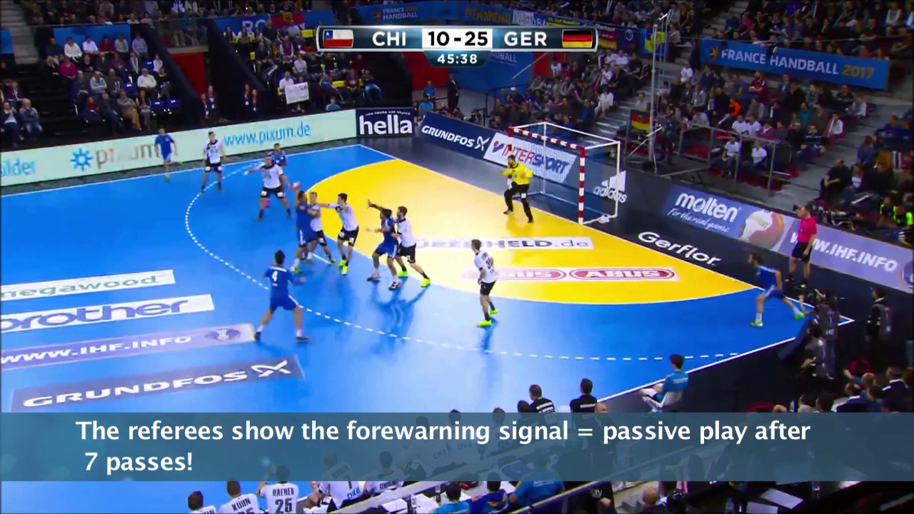 Passive play after seven passes | Video analysis | IHF Education Centre ...
