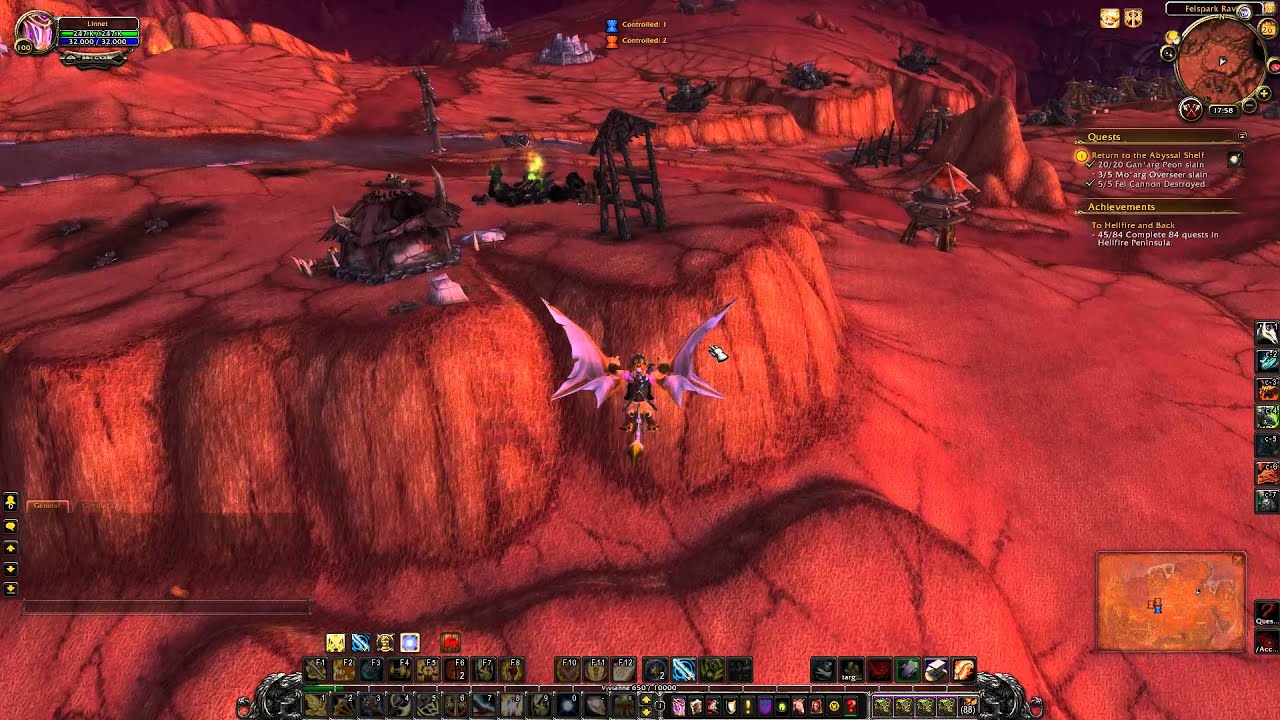 Return to the Abyssal Shelf Quest Playthrough - Hellfire Peninsula ...