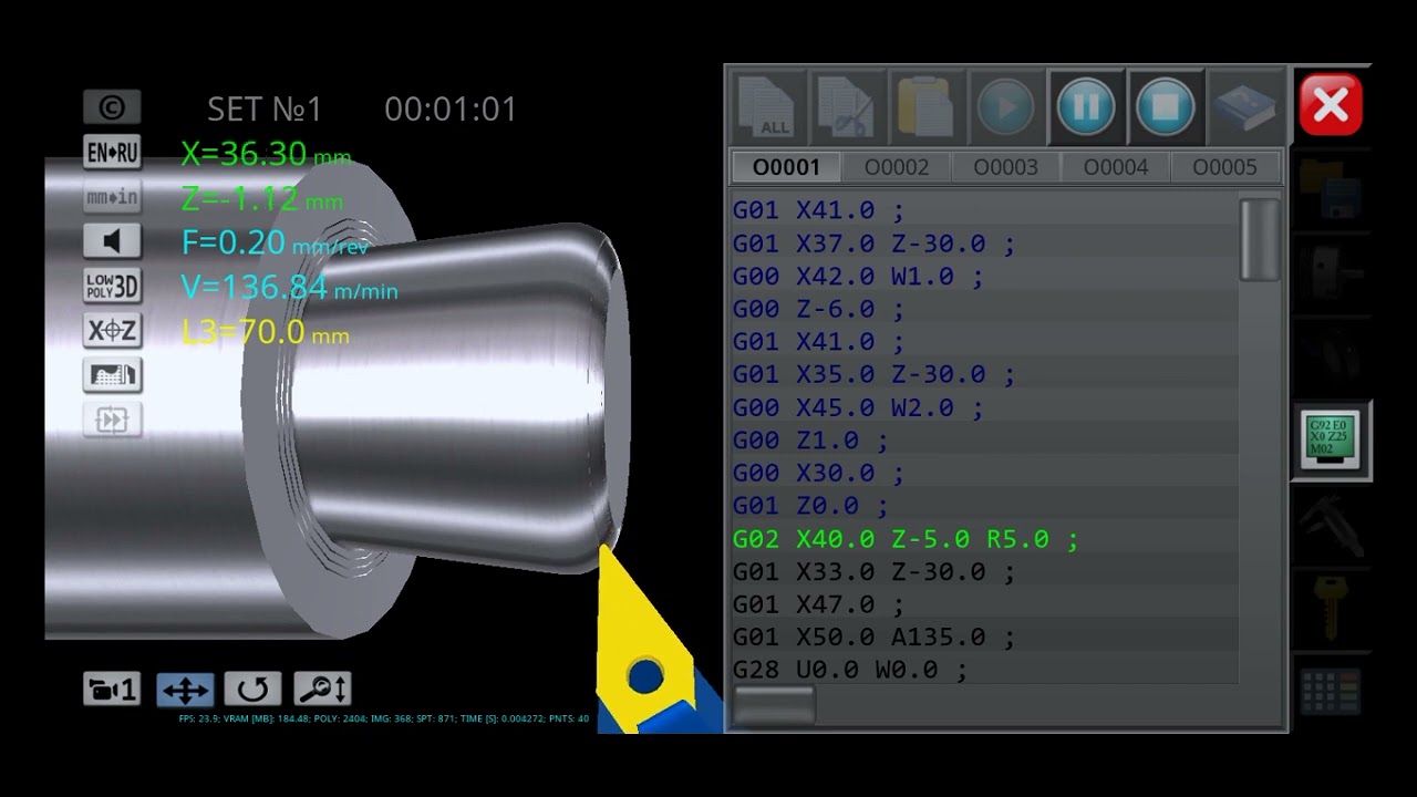 cnc m groove or radius ka program ek saath kaise bnaye - YouTube