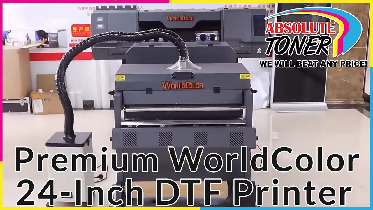 Premium WorldColor 24-Inch DTF Printer by Audley with Double Epson ...