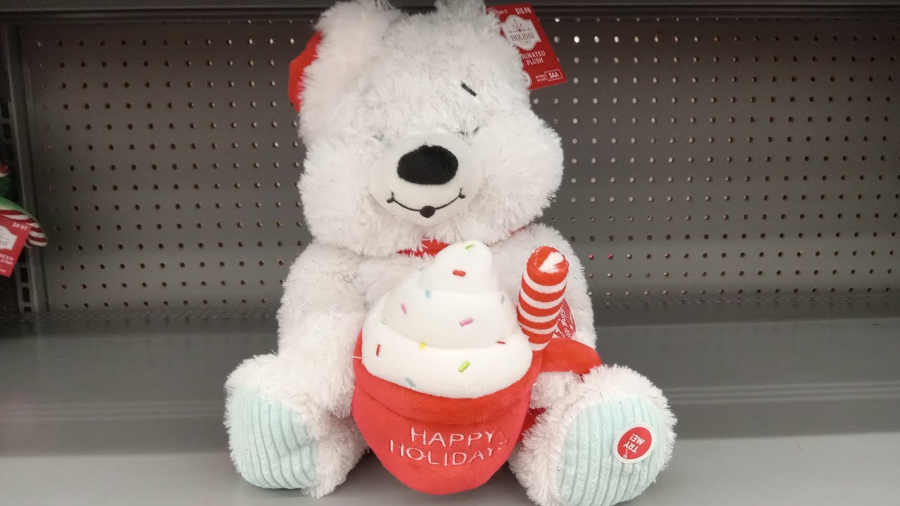 Christmas Animated Hot Cocoa Swaying Polar Bear - YouTube