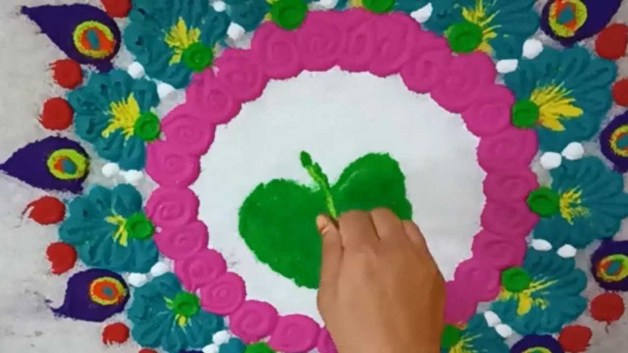Dussehra Special Rangoli || Creative Rangoli for Dussehra || दशहरा ...