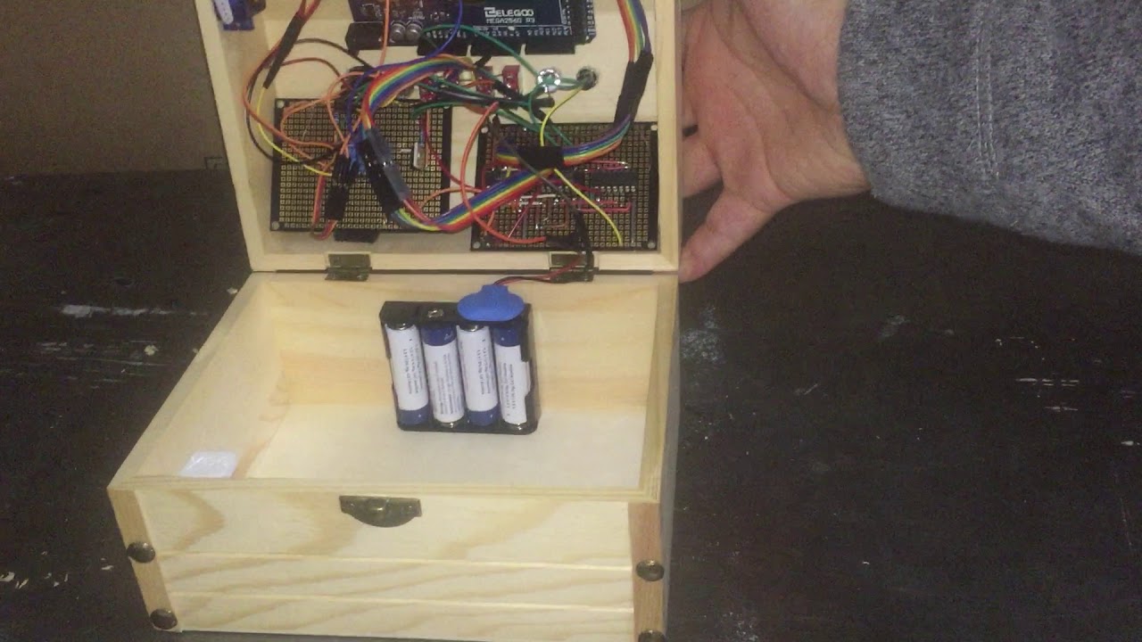 Analog Lock Box Inside Enclosure - Custom Logic - YouTube