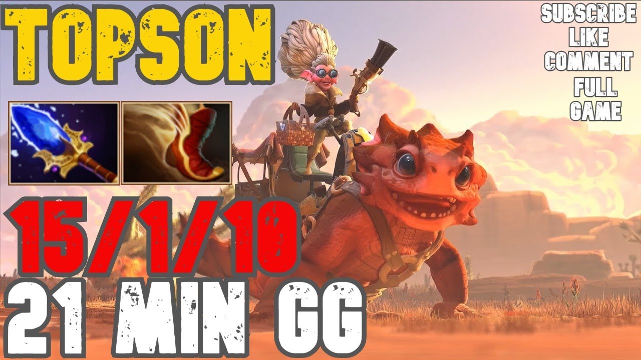 Topson NEW MID HERO Snapfire First ITEM Scepter RUSH BUILD Nonstop ...