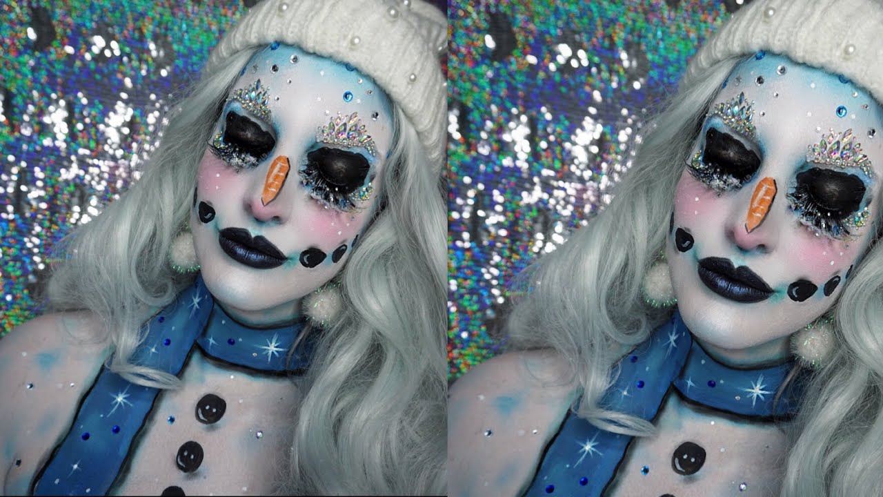 Snowman Makeup! ⛄️ - YouTube