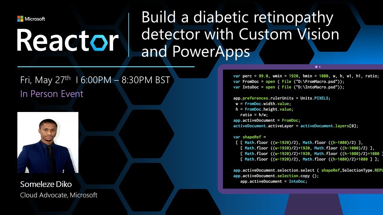 Build a diabetic retinopathy detector with Custom Vision and PowerApps ...