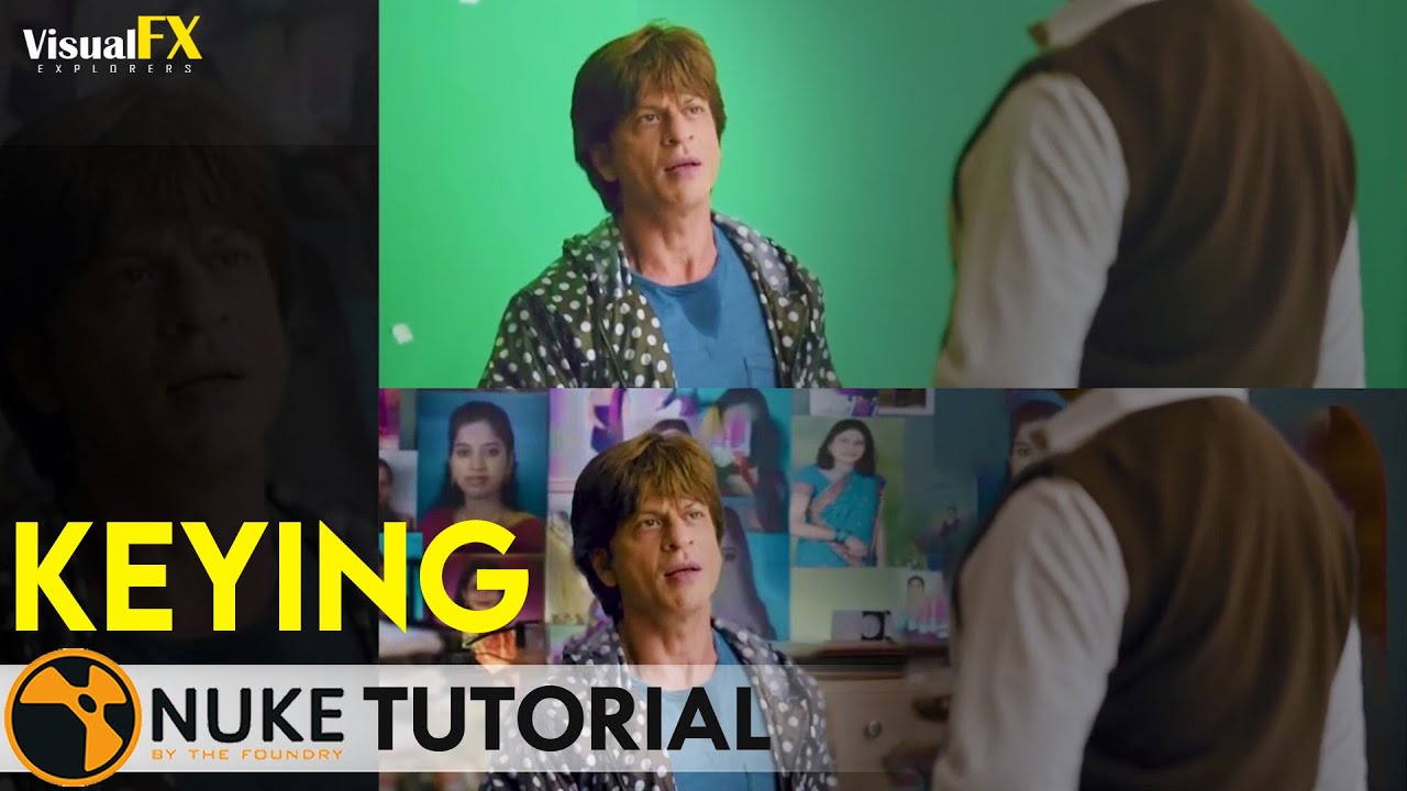 Nuke VFX Compositing | Keying Green screen Zero VFX Shot - YouTube