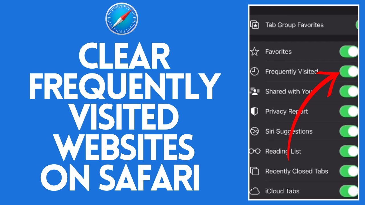 How to Clear Frequently Visited Websites on Safari 2024 (QUICK ...