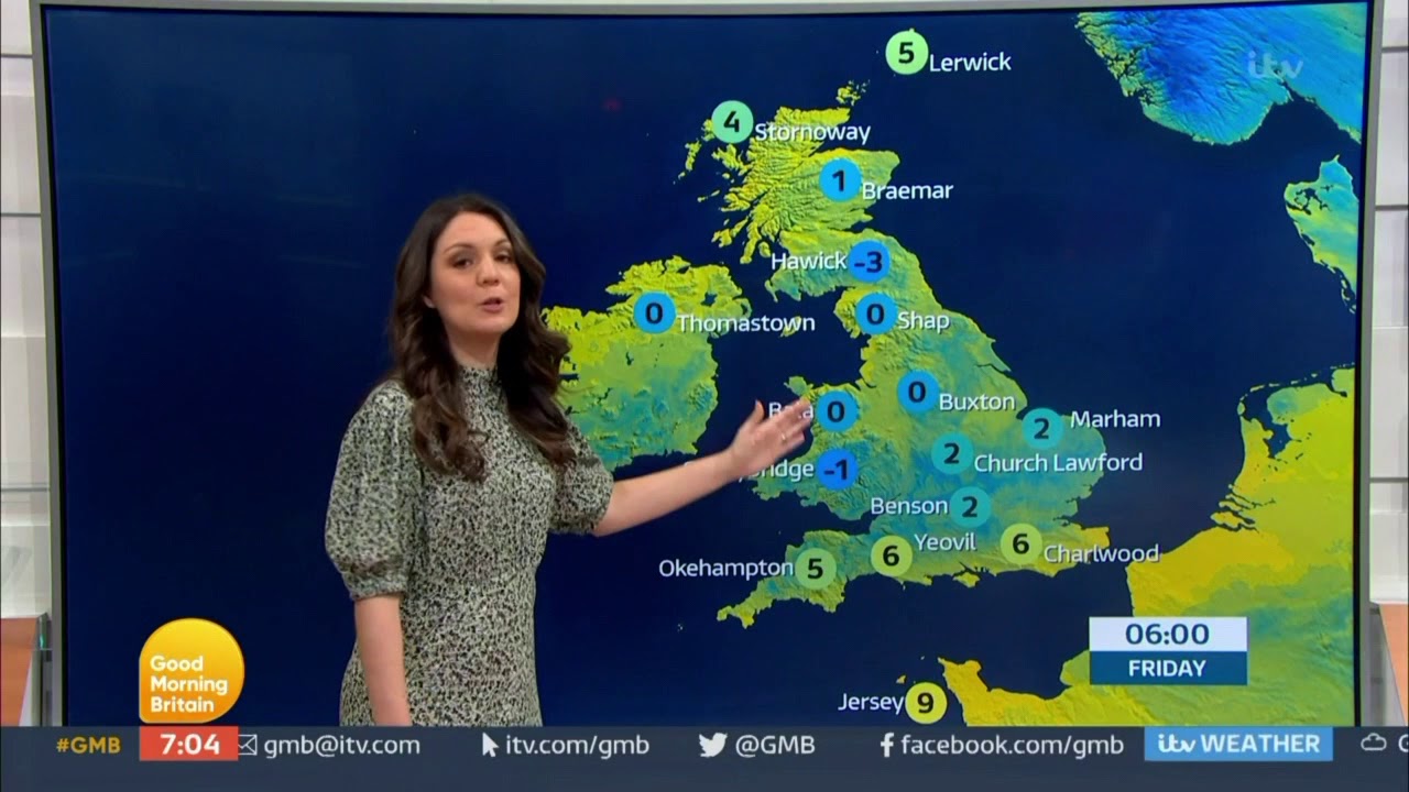 Laura Tobin - Good Morning Britain Weather 27th November 2020 - YouTube