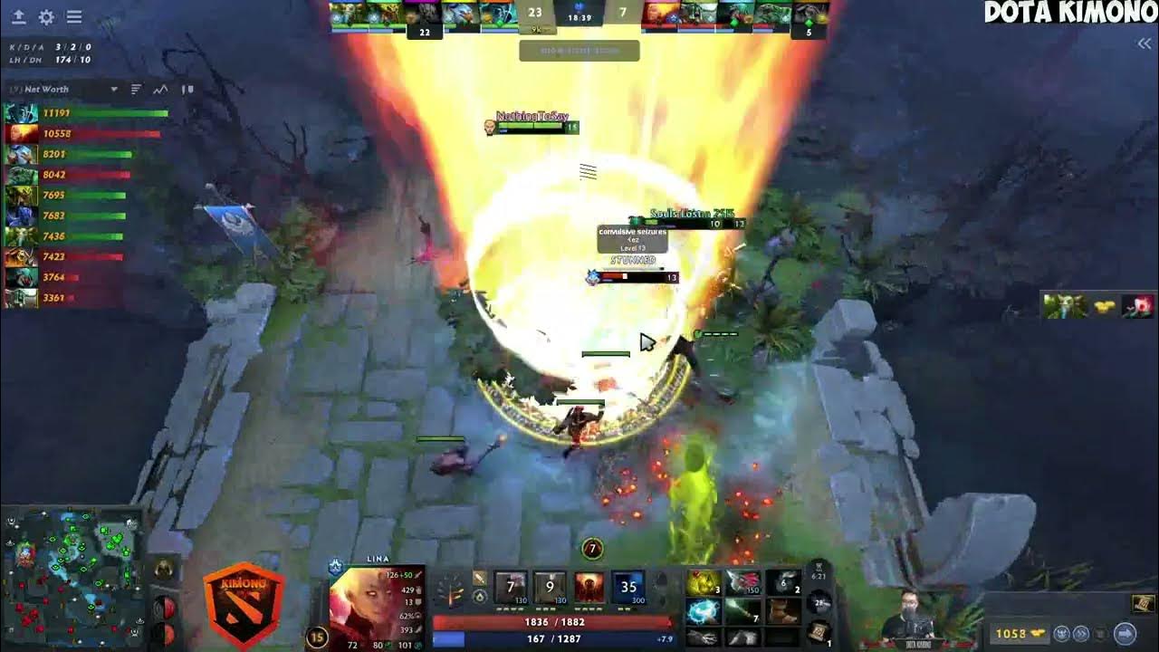 New Patch 7.38b - Nothingtosay Lina Midlaner - Dota 2 (Full Gameplay with no commentary) - YouTube