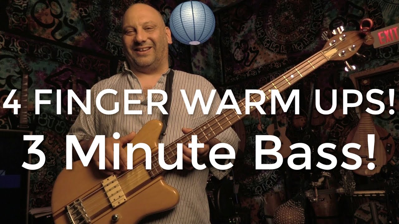 4 Finger Warmup Exercise - 3 Minute Bass Lesson! - YouTube